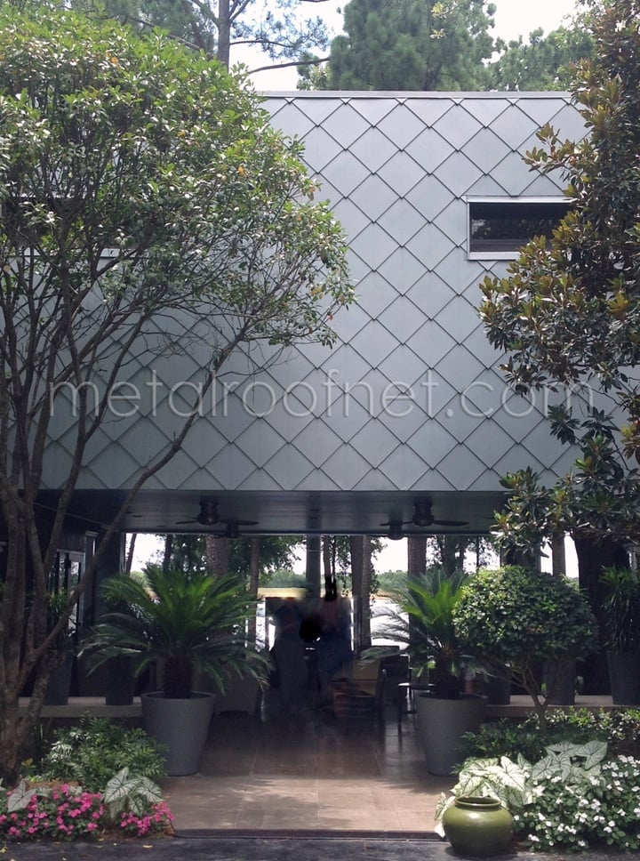 Zinc Diamond Shingles | Metal Roof Network